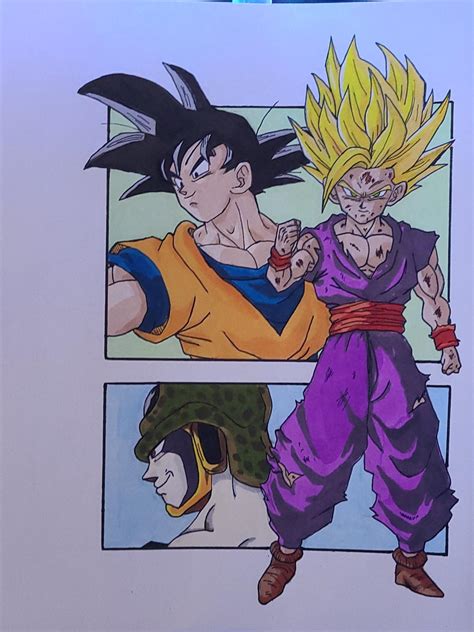 Gohan Drawing I Did R DragonBallArt