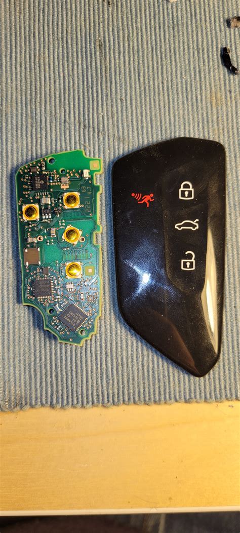 id 4 key fob disassembly volkswagen id forum