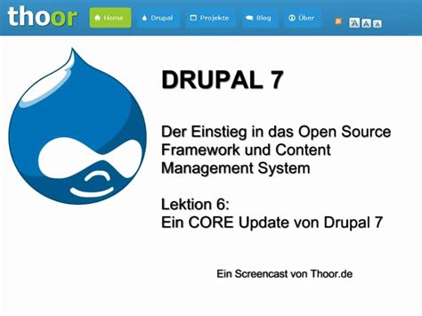 drupal 7 core update youtube