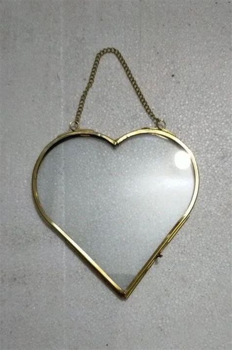 Heart Shaped Glass Photo Frame For Decoration Size 5 Inch At ₹ 140