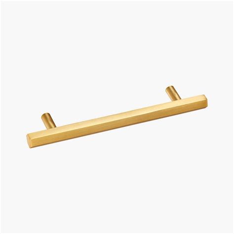 Hex Brushed Brass Handle 10 Cb2 Uae