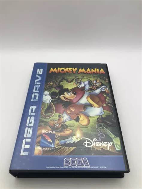Disneys Mickey Mania Sega Mega Drive Complete Action 16 Bit Retro Pal