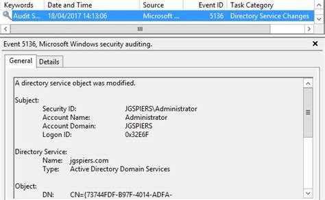 Audit Group Policy Changes JGSpiers