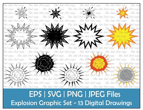 Explosion Vector Graphic