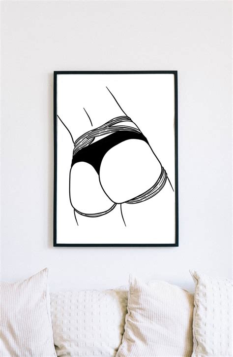 Bondage Art Line Drawing Rope Bondage Drawing Sexy Line Art Sex Room Art Abstract Nude