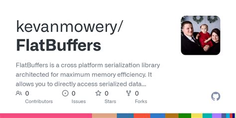 github kevanmowery flatbuffers flatbuffers is a cross platform