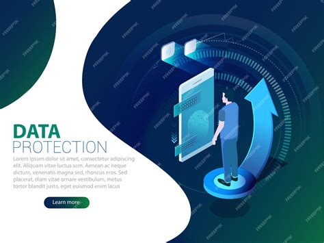 Premium Vector Big Data Flow Processing Concept Cloud Database