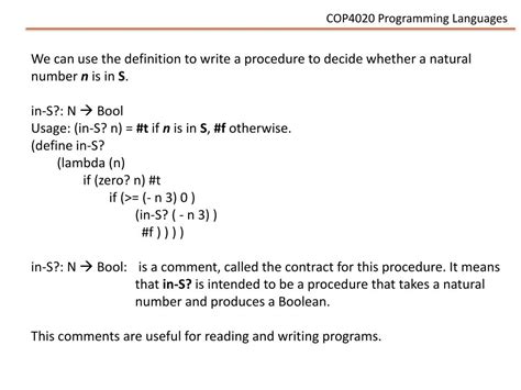 Ppt Cop4020 Programming Languages Powerpoint Presentation Free