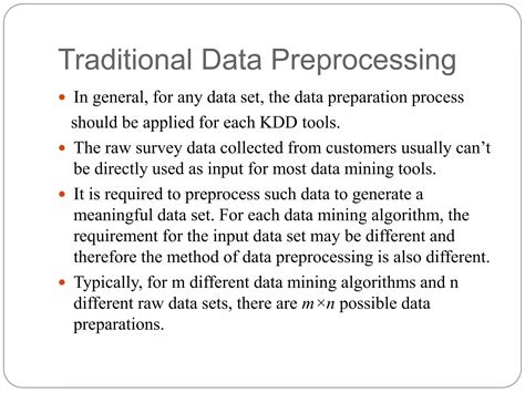 An Efficient Data Preprocessing Method For Mining Ppt