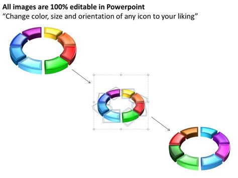 Business PowerPoint Templates D Animated Multicolor Cycle Diagram Sales PPT Slides PowerPoint