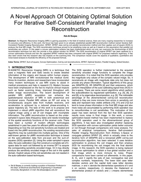 Pdf A Novel Approach Of Obtaining Optimal Solution For Iterative Self Consistent Parallel