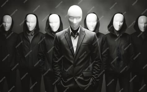 Premium Photo Anonymity Concept Featuring Unknown Persons Standing