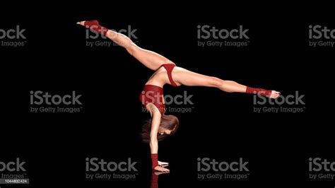스포츠 복장 검은 배경 3d 렌더링에 손으로 운동을 하 고 댄서 여자 맞는 운동 여자 춤 3차원 형태에 대한 스톡 사진 및 기타 이미지 Istock