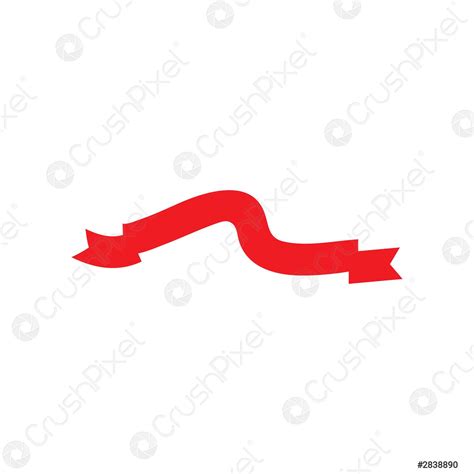ribbon banner flat design vector stock vector 2838890 crushpixel