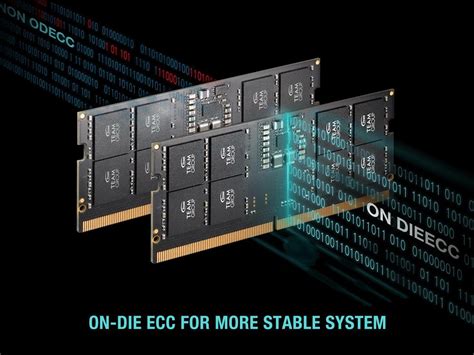 Team Elite 8gb 262 Pin Ddr5 So Dimm Ddr5 4800 Pc4 38400 Laptop Memory Model Ted58g4800c40d