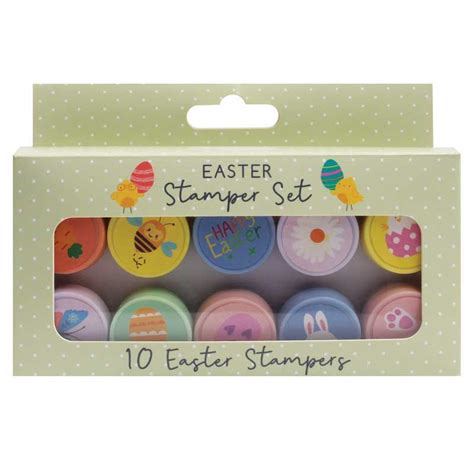 Easter Stamper Set 10 Stampers Anilas Uk