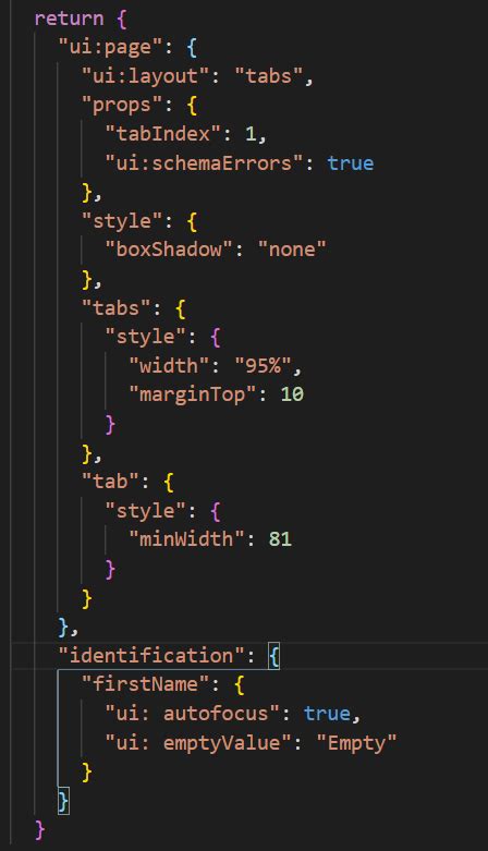 How Do I Change The Order Of The Tabs Vip Git Universal Json Schema