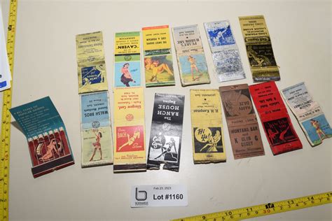 Risqué Matchbooks Bodnarus Auctioneering