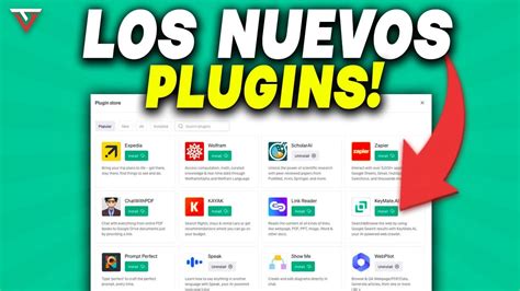 te ayudarÁn mucho 🚀los nuevos plugins de chat gpt en 2024 💡