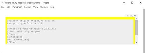 cve 2023 2316 typora local file disclosure