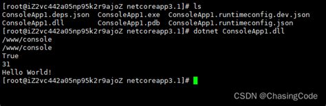 在centos7上安装dotnet Core 运行时，测试控制台程序 Chasingcode的博客 Csdn博客