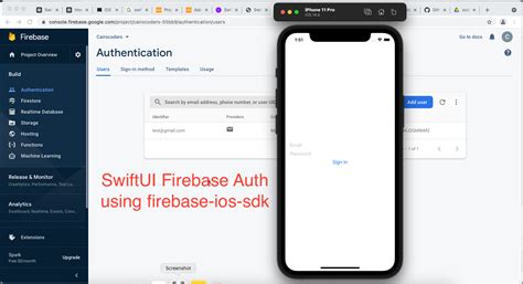 SwiftUI Firebase Auth Using Firebase Ios Sdk Tutorial