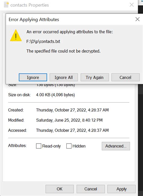 Installed Windows 11 Unable To Decrypt Files Which Were Encrypted On Previous Version Windows
