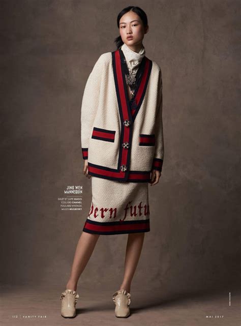 Asian Models Blog Editorial Jing Wen For Vanity Fair France May 2017