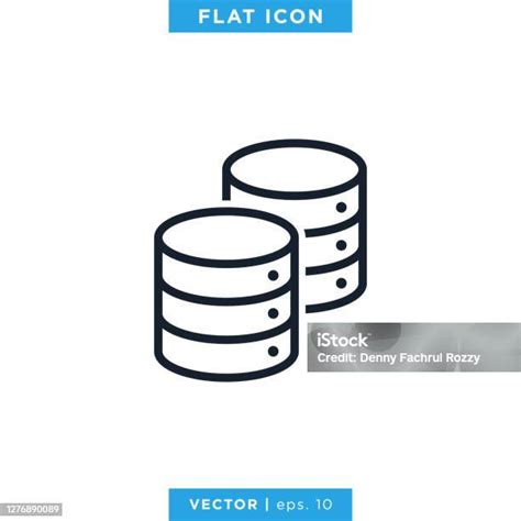 데이터베이스 서버 저장소 아이콘 벡터 일러스트 디자인 템플릿입니다 It 지원에 대한 스톡 벡터 아트 및 기타 이미지 It 지원 개념 Istock
