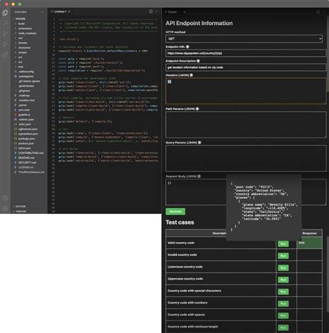 API Testing Tool VS Code Plugin UI UX Design Behance