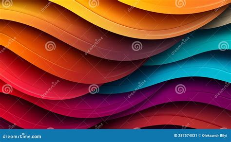 Color Gradient Expressive Papercut Layer Wallpaper Stock Illustration Illustration Of Frame