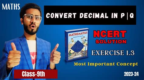 Chapter 1 Number System Exercise 13 Solution Class 9th Maths Youtube