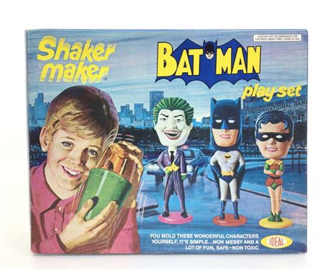 Lot 1974 Ideal Shaker Maker Batman Play Set