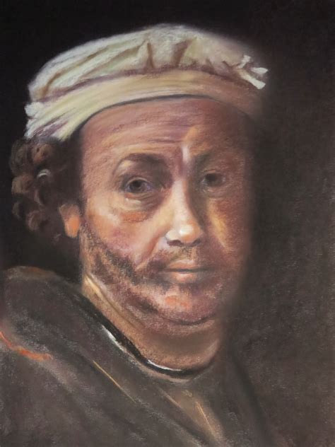 Pastels by H. Muxo: Rembrandt Study