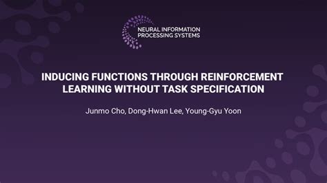 Junmo Cho Dong Hwan Lee Young Gyu Yoon · Inducing Functions Through Reinforcement Learning