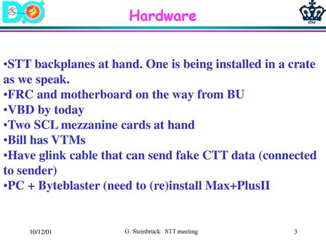 G Steinbrück STT meeting ppt download
