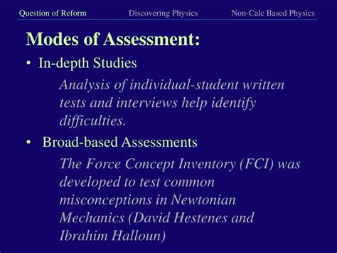Ppt Evidence Based Learning In The Introductory Physics Classroom Powerpoint Presentation Id