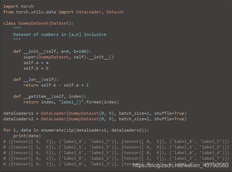Pytorch，多个dataloader同时训练dataloader合并 Csdn博客