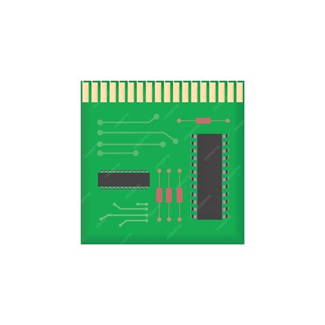 Premium Vector Microchip Scheme Chip Isolated Minimal Icon
