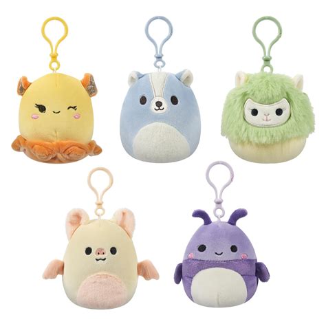 Squishmallows Original 35 Inch Clip On Plush 5 Pack Ultrasoft