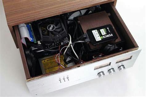 Computer Inside The Desk Diy Computer Case Diy Pc Case Custom Computer