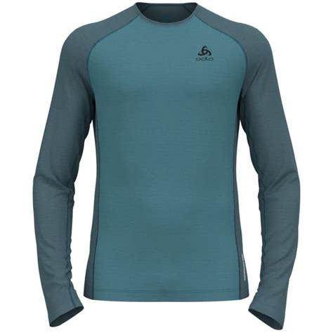 Odlo Natural Performance Pw 150 Bl Top Crew Neck Ls Saxony Bluedeep