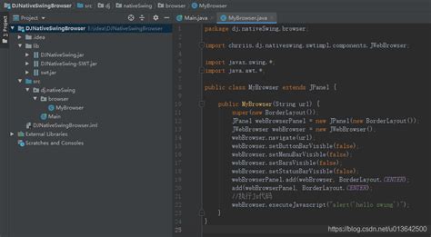 【java】本地客户端内嵌浏览器1 swing、swt、djnativeswing、javafx swing 嵌入浏览器修改内核、 csdn博客