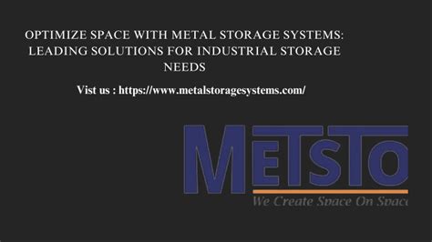 Ppt Optimize Space With Metal Storage Systems Leading Solutions For Ppt Optimize Space With Metal Storage Systems Leading Solutions For