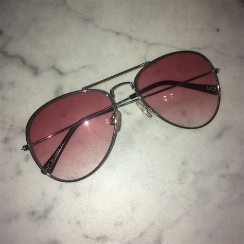 Pink Aviator Sunglasses From Urban Outfitters Xxx Depop