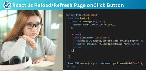 React Js Refresh Page Onclick Windowlocationrefresh Reload