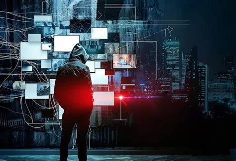 Premium Photo Photo Portrait Of Hacker Background With Gloves And