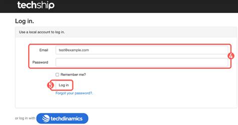 user unable to log into techship portal invalid login attempt