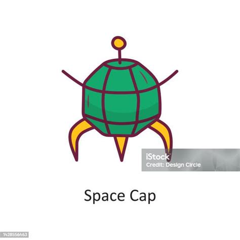 스페이스 캡 벡터 채워진 윤곽선 아이콘 디자인 그림 흰색 배경 Eps 10 파일의 공백 기호 개인 장식품에 대한 스톡 벡터 아트 및 기타 이미지 Istock