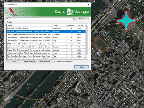 Spatial Manager For AutoCAD Features